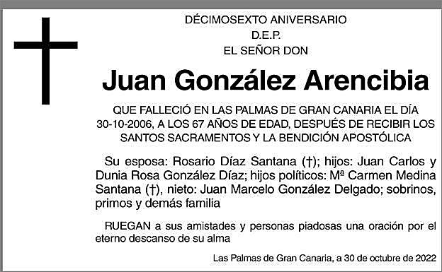 Juan González Arencibia | Canarias7